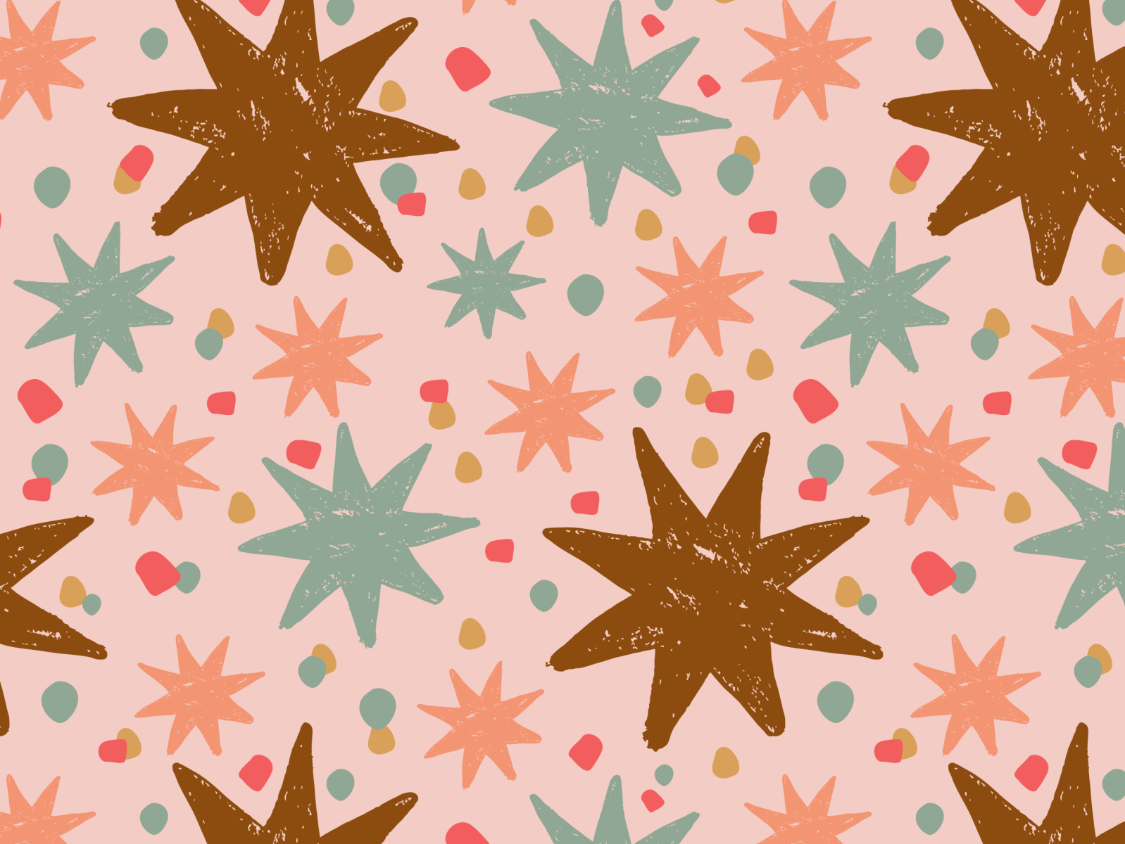 Cute Stars Pattern Design by Rachel Aranha on Dribbble