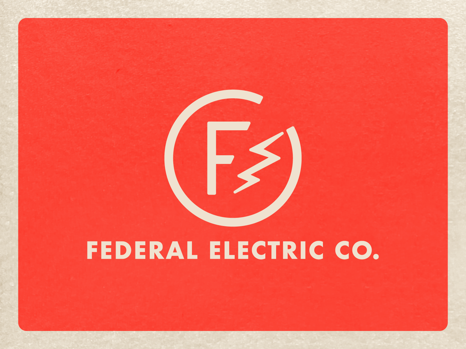 Federal Electric Co. by Mark Naquin on Dribbble
