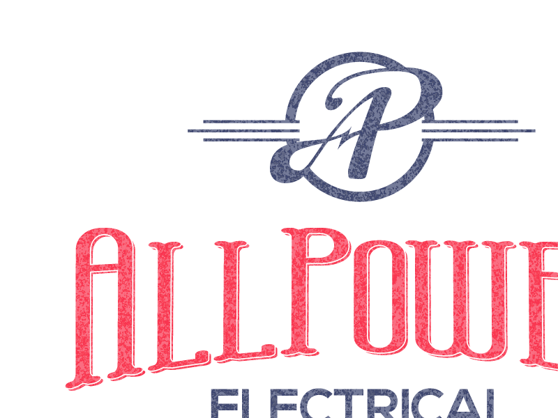 WIP All Power Electrical Branding by Dakota Henderson on Dribbble