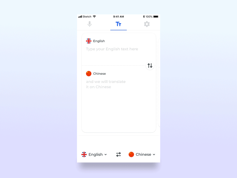 Third part of the project Speaky translator mobile app by Ksenia on ...