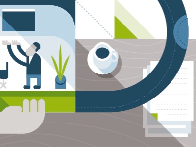 Magazine Illustration-Work in progress by Loulou & Tummie on Dribbble