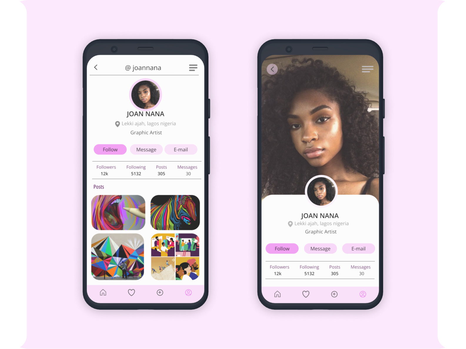 User profile by Damilola aremu on Dribbble