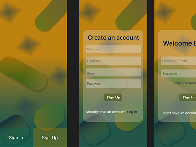 Sign up page by Soma Cynthia on Dribbble