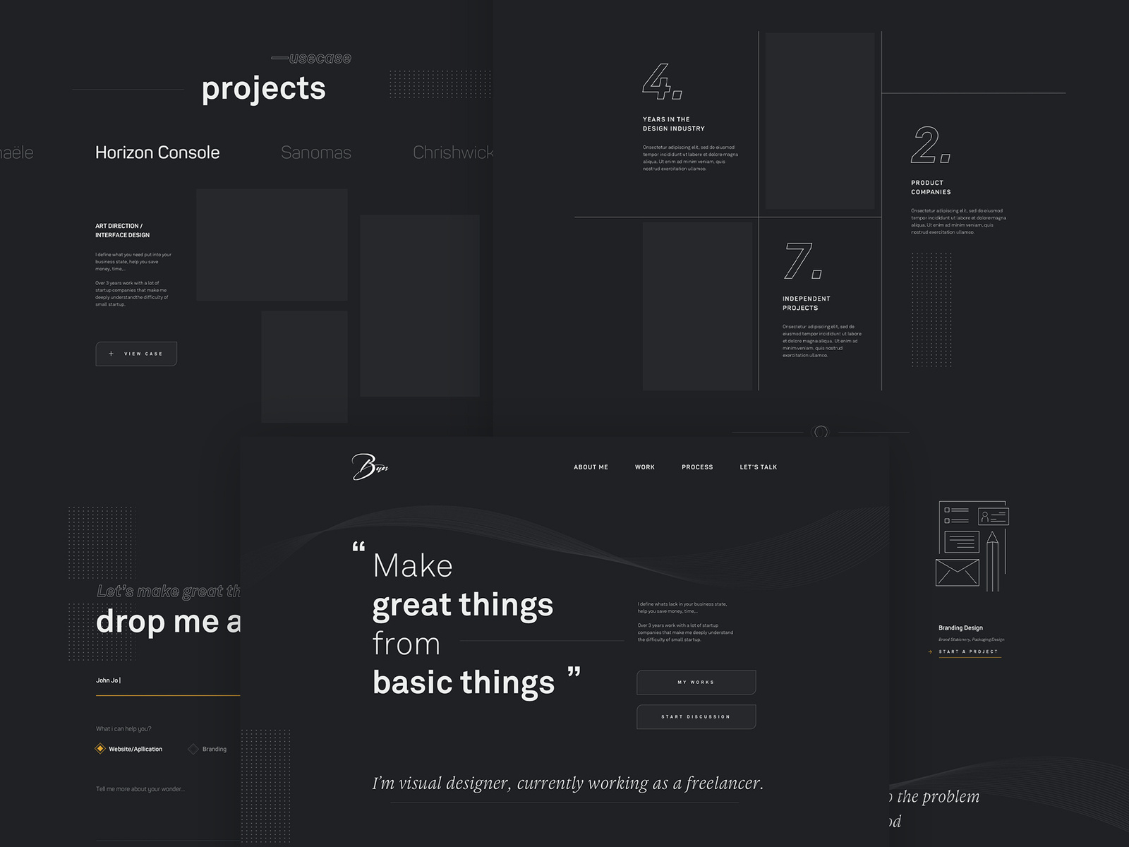 Portfolio-v2 by Bao🔥 on Dribbble