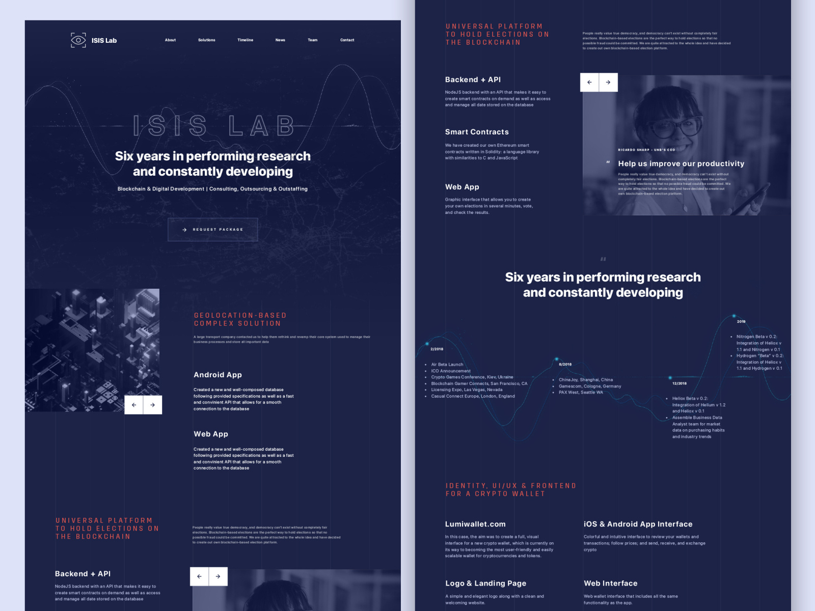 web inspo by Jonathan Manglicmot | Dribbble