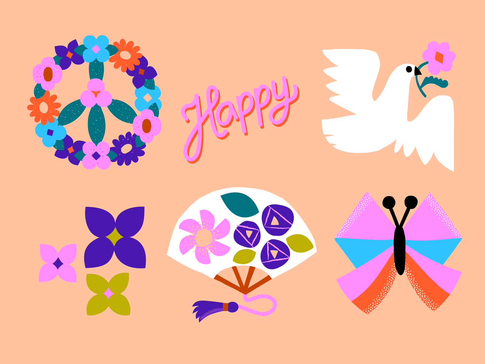 Stickers for Snapchat by Leena Kisonen on Dribbble