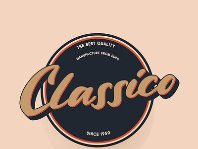 Classico logo vintage by Kandi on Dribbble