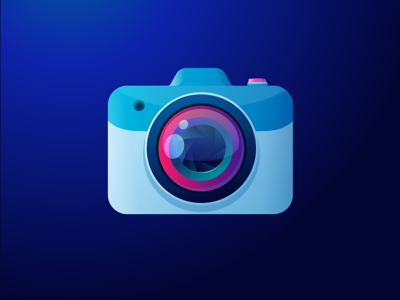 photo camera by Polina on Dribbble