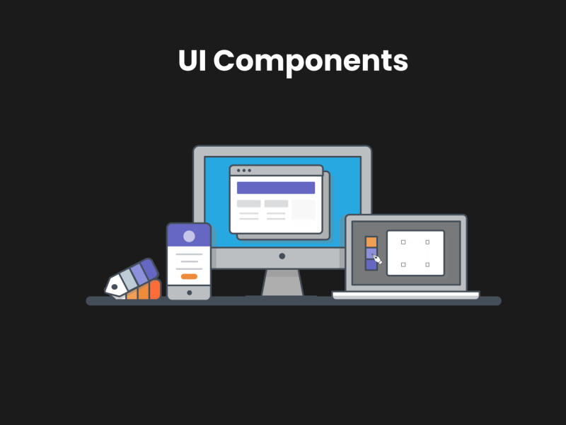 UI Components by Yigit on Dribbble