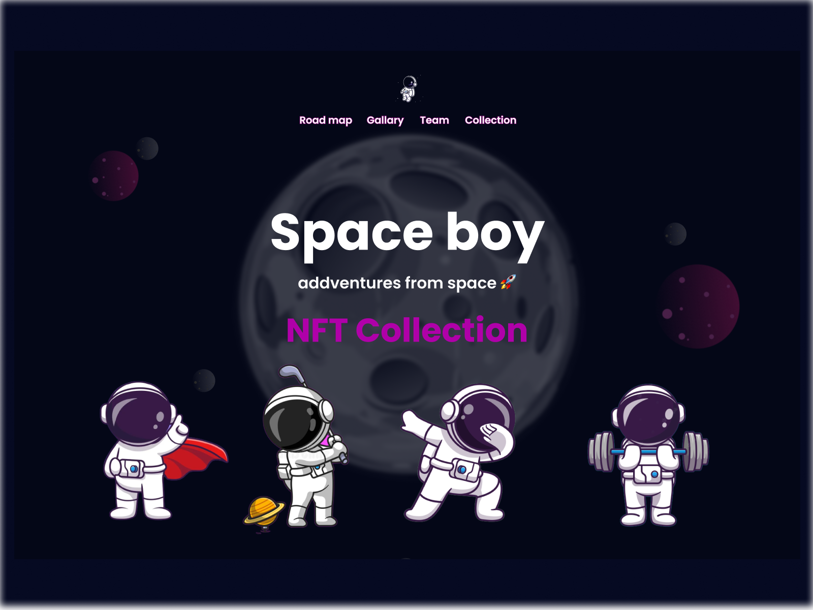 Space boy NFT collection by Nwamadi David on Dribbble