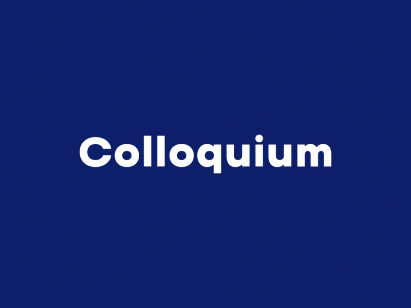 Animated logo Colloquium by Max Hodlevskyi on Dribbble