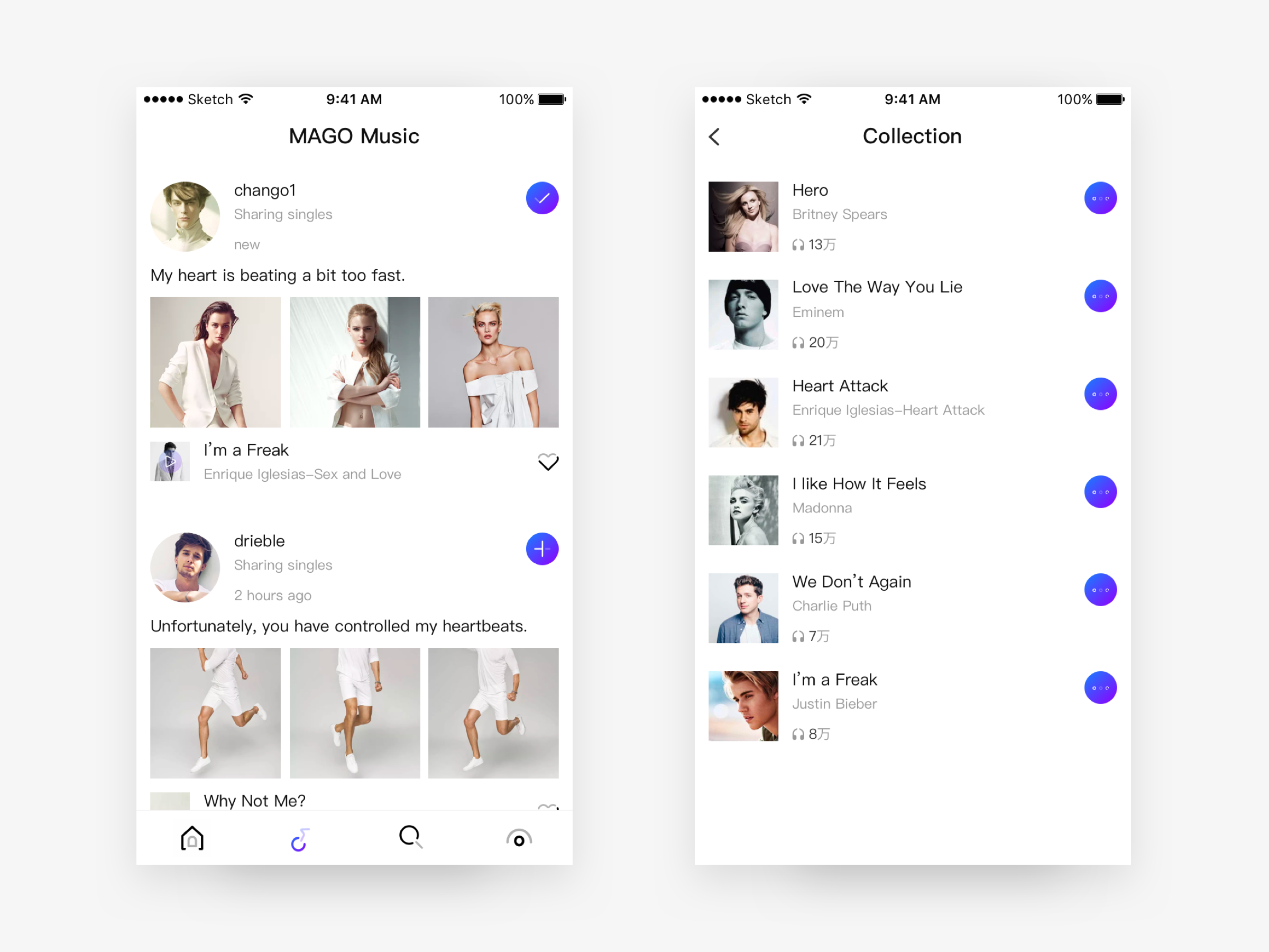 Interface Design by gengchang on Dribbble