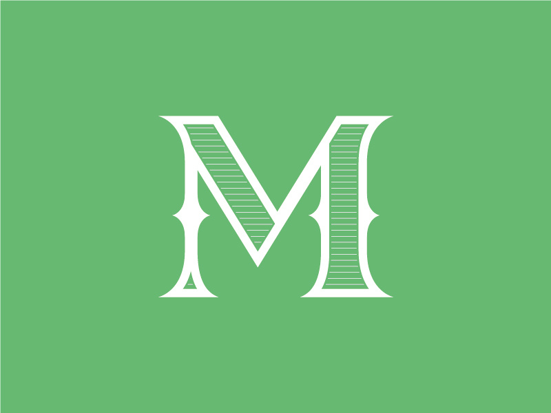 Lunchtime Lettering - M by Iain McNair on Dribbble