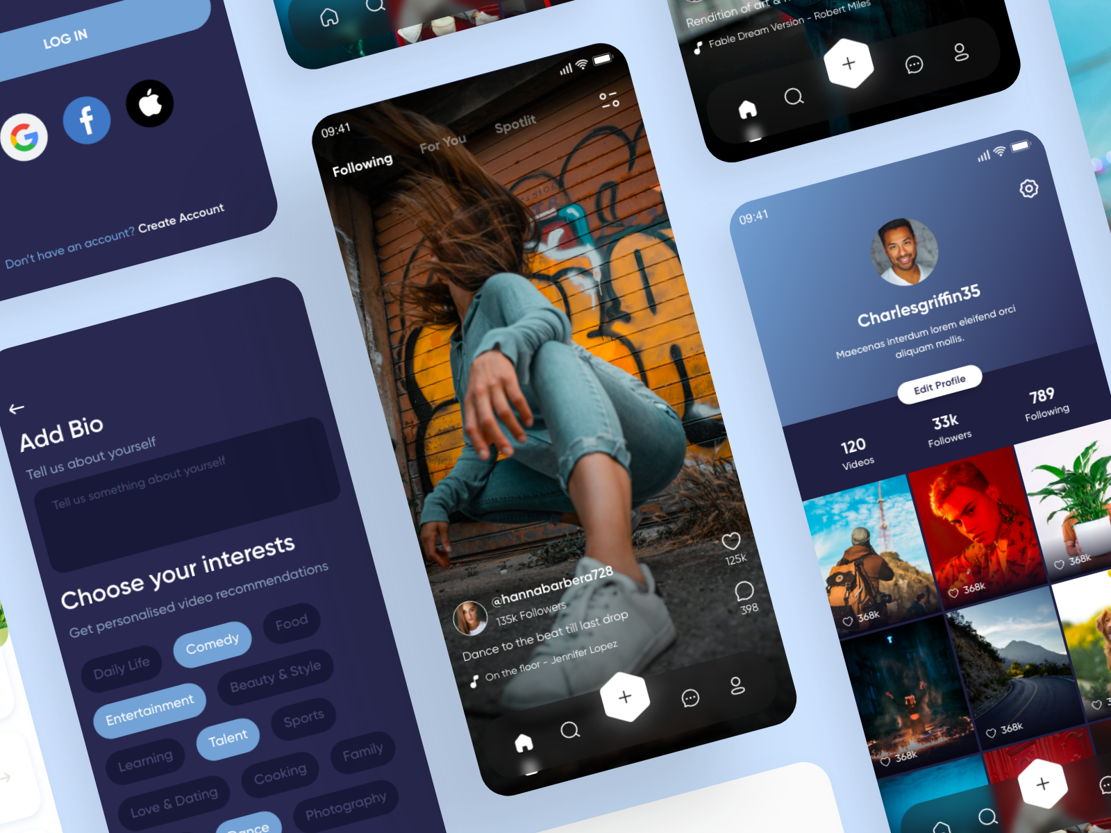 Video Promoting Platform App by Taha Mak on Dribbble