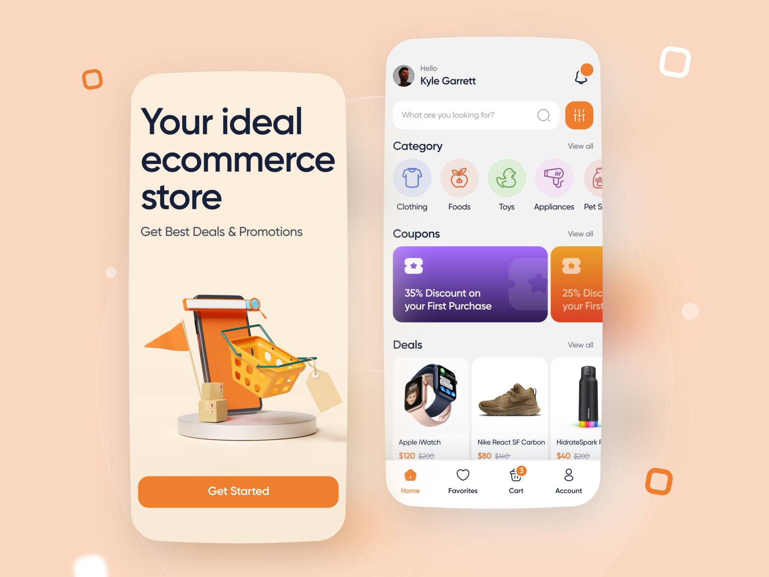 eCommerce Store App by Taha Mak on Dribbble