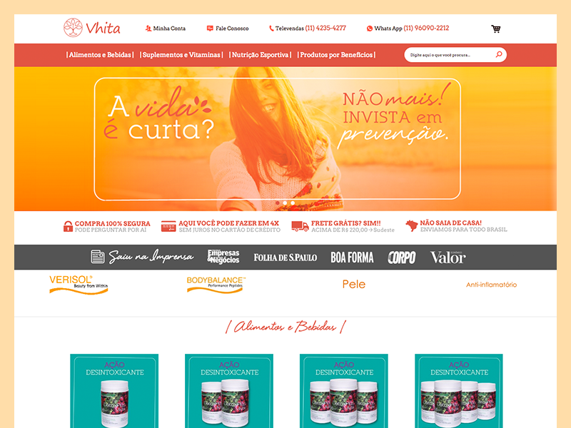 Vhita - E-commerce by Admake on Dribbble