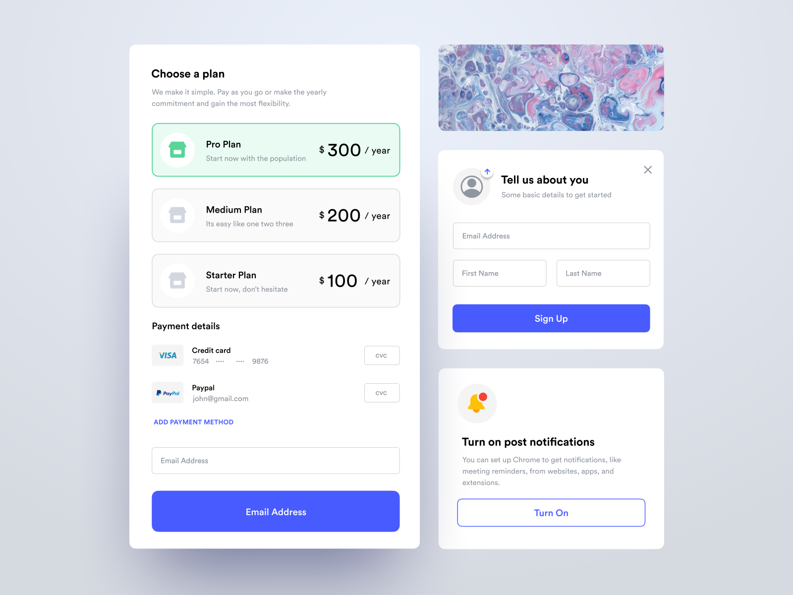 UI Components by Isaac Sanchez on Dribbble