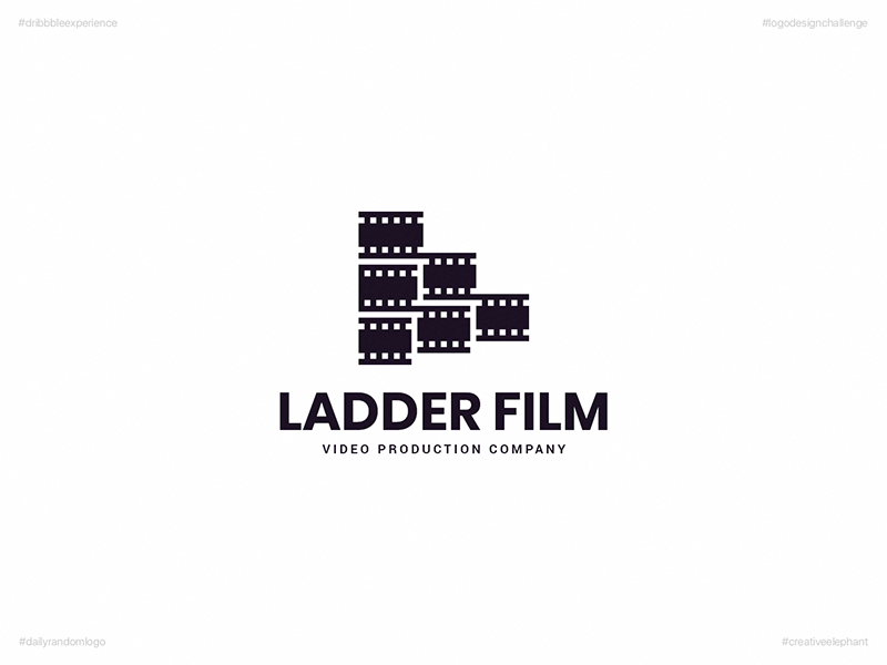 Ladder Film | Day 64 Logo of Daily Random Logo Challenge by koshinminn ...