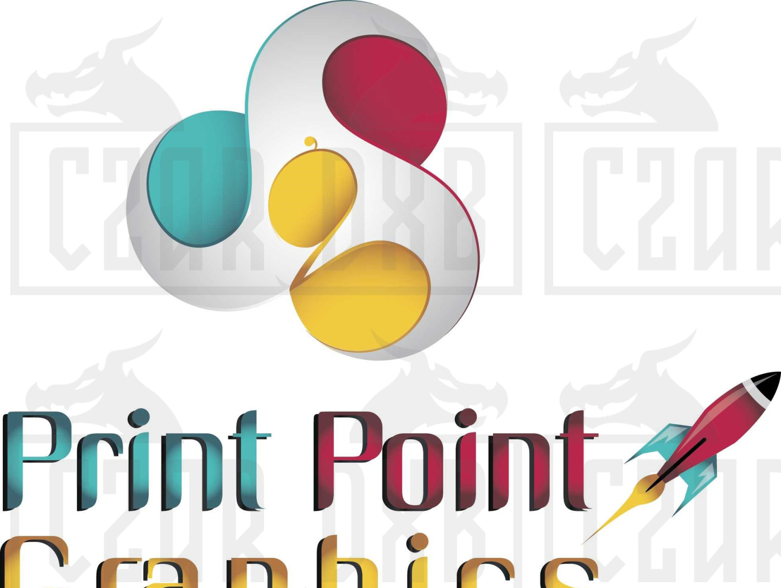 Print Point Graphics Logo Design by Czar DxB on Dribbble