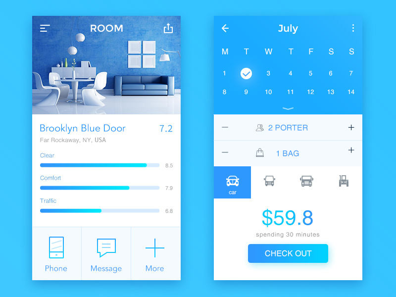 Rental and House-moving by kihoo♘ on Dribbble