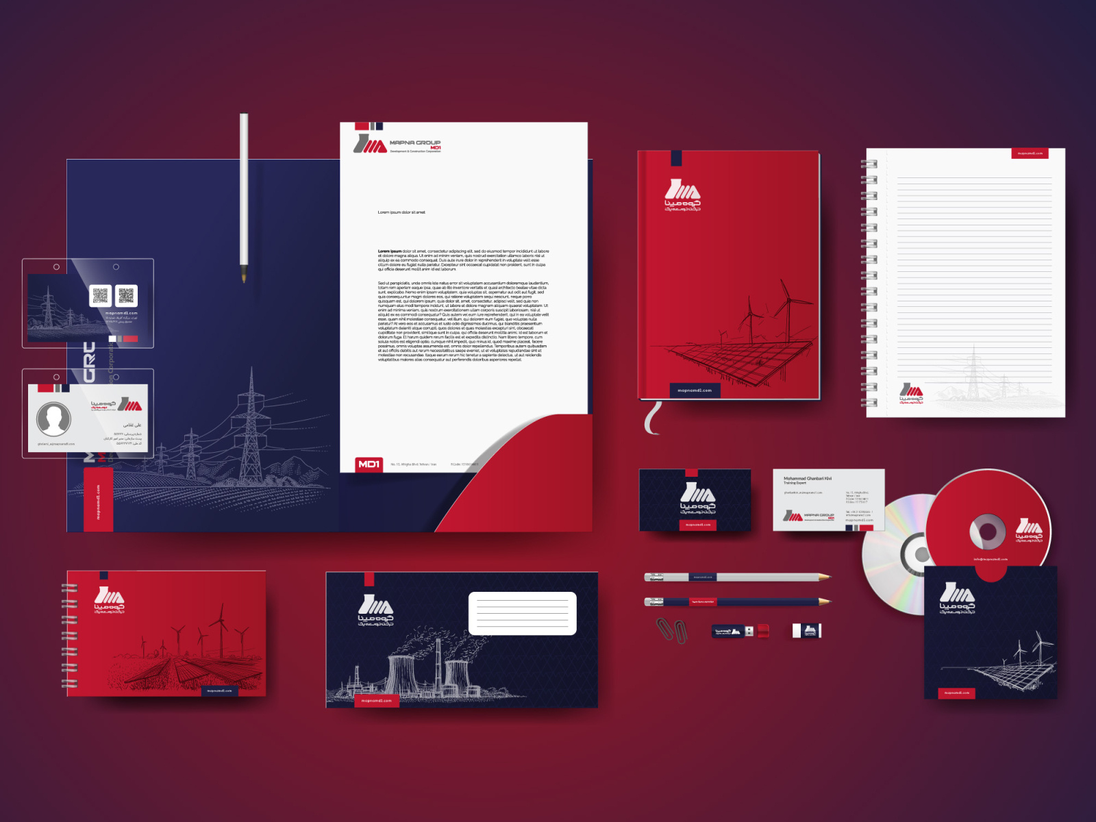 MAPNA Co. | Corporate Visual Identity Design by Mahdi Sadough on Dribbble