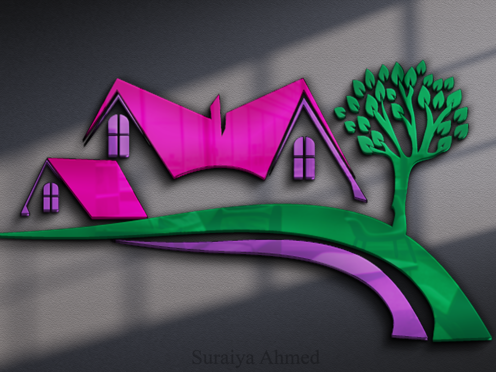 3d logo design,, by adobe illustrator.. by Suraiya Ahmed (Graphic ...