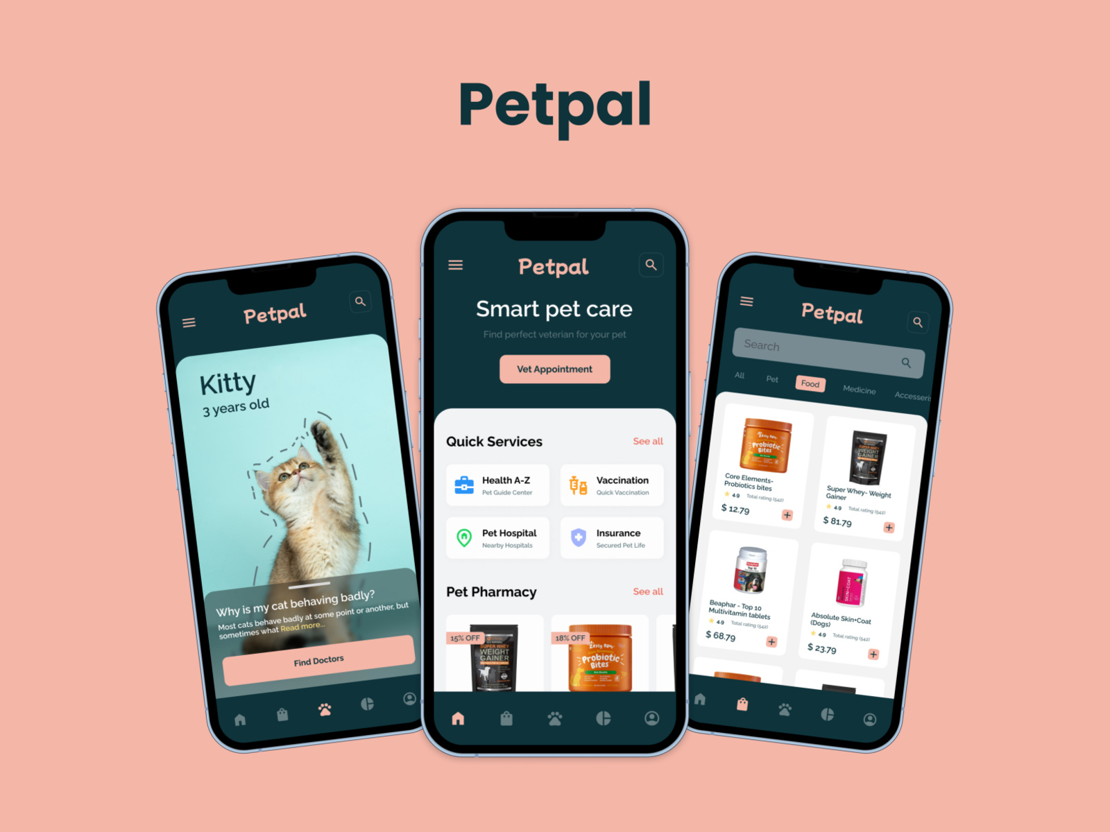 UI Design for Petpal app. by UI/UX Buddy on Dribbble