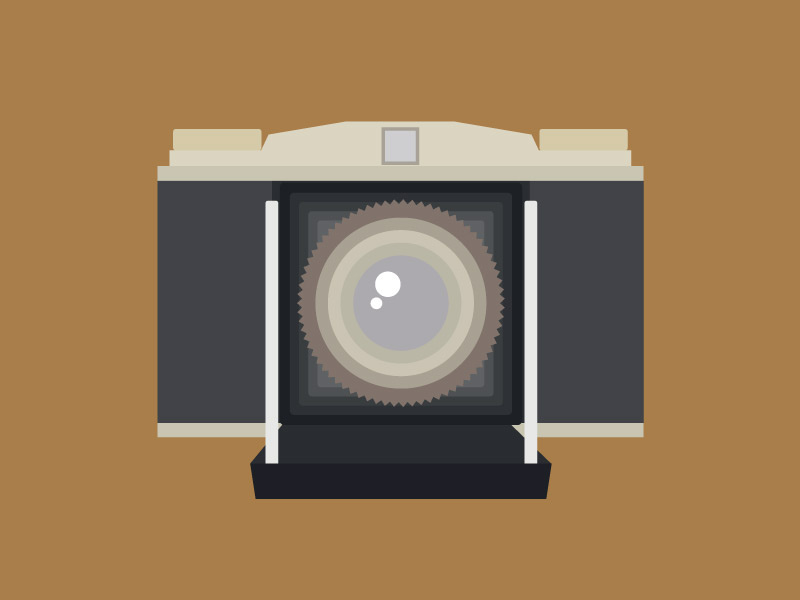 Agfa film camera by Jamie McClurg on Dribbble