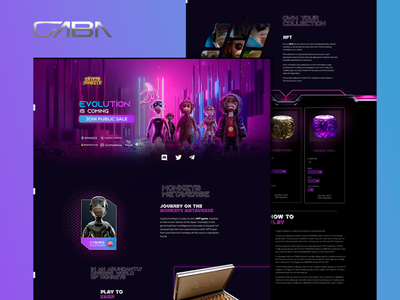 Web site design: landing page home page ui by gabapsd on Dribbble