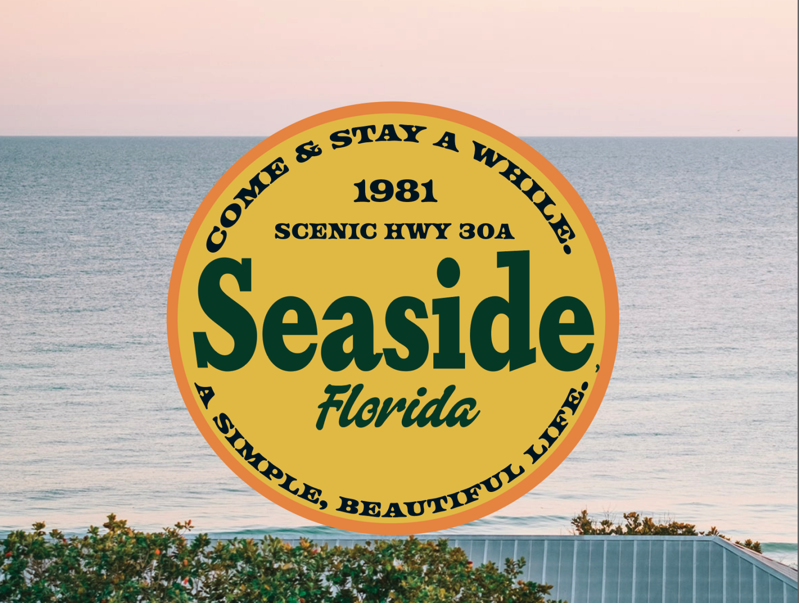 Seaside, Florida Retro Design by Chloe Christianson on Dribbble