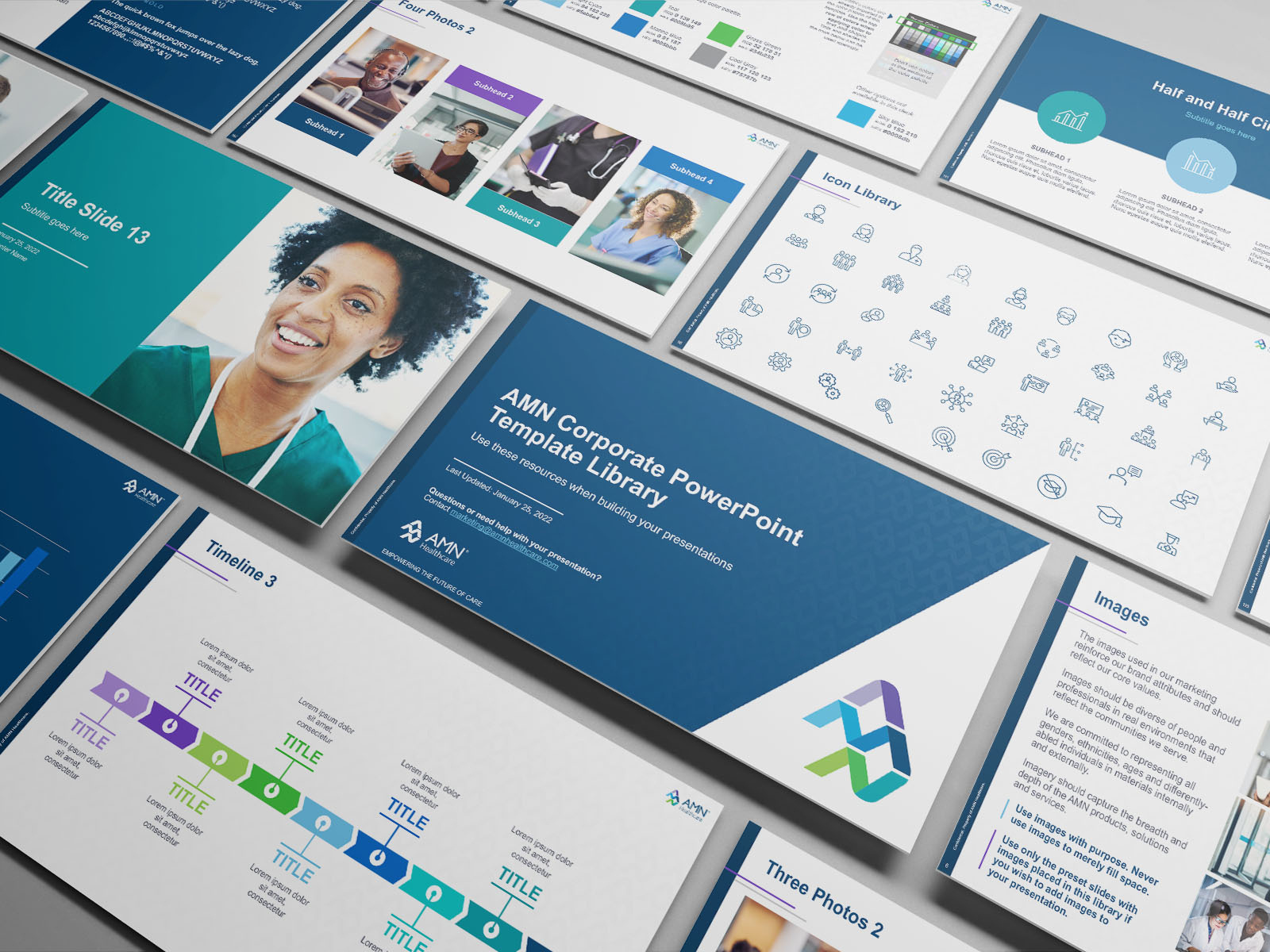 AMN Corporate PowerPoint Presentation Template by Tim D'Agostino on ...