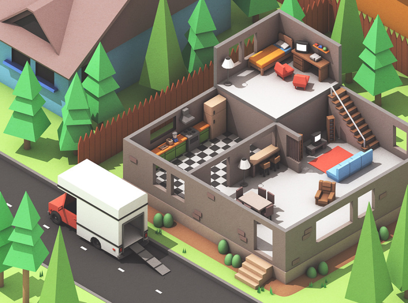 "Moving Out" Video Game Concept Art by Timothy J. Reynolds on Dribbble