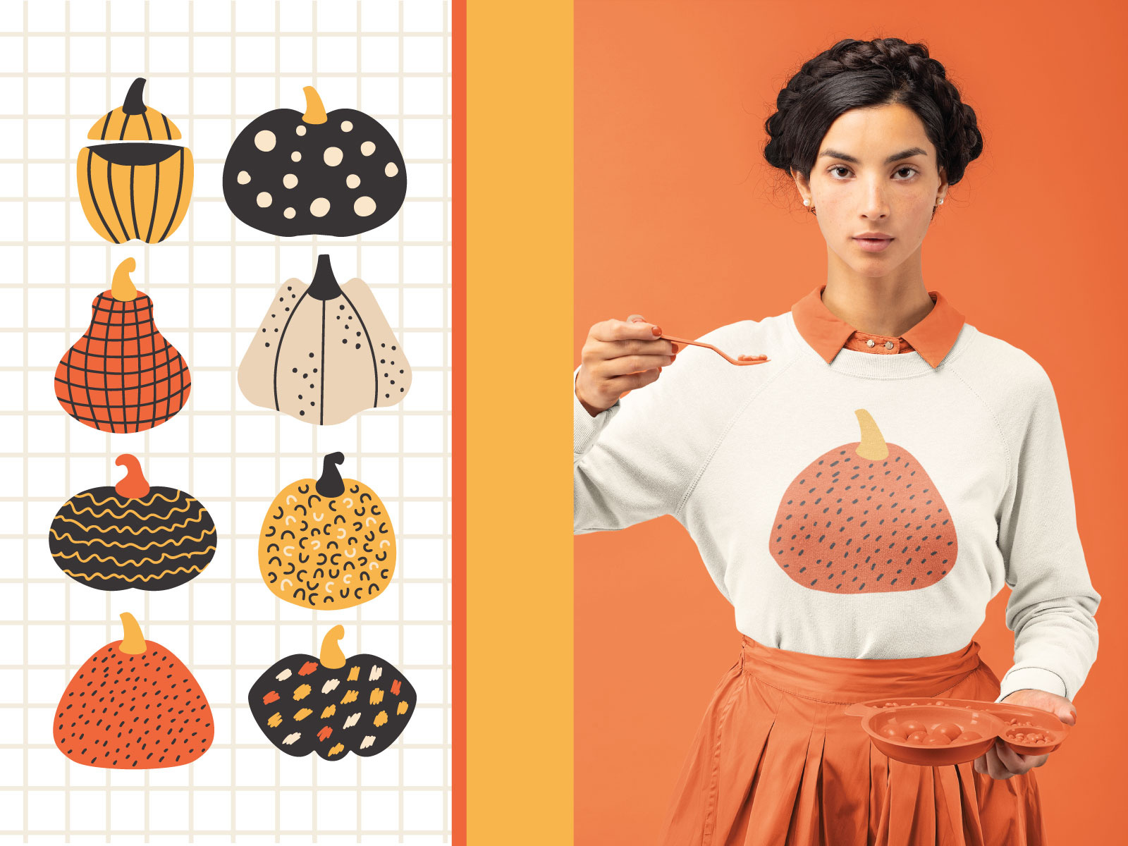 Pumpkin Abstract by Alanna on Dribbble