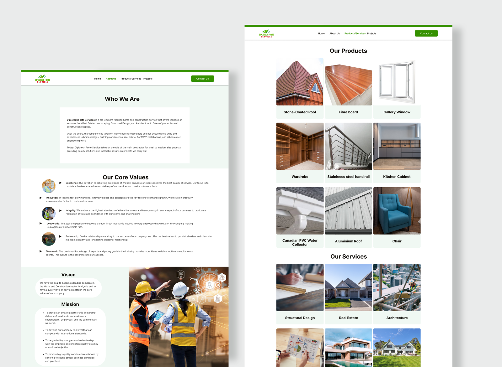 Diplotech Forte Website Design by Oyiza Kharimat Usman on Dribbble