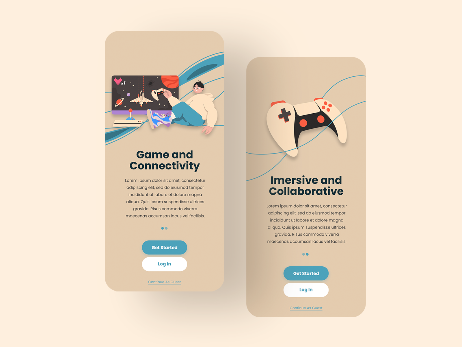 Onboarding Screens UI Design by huy nguyen on Dribbble