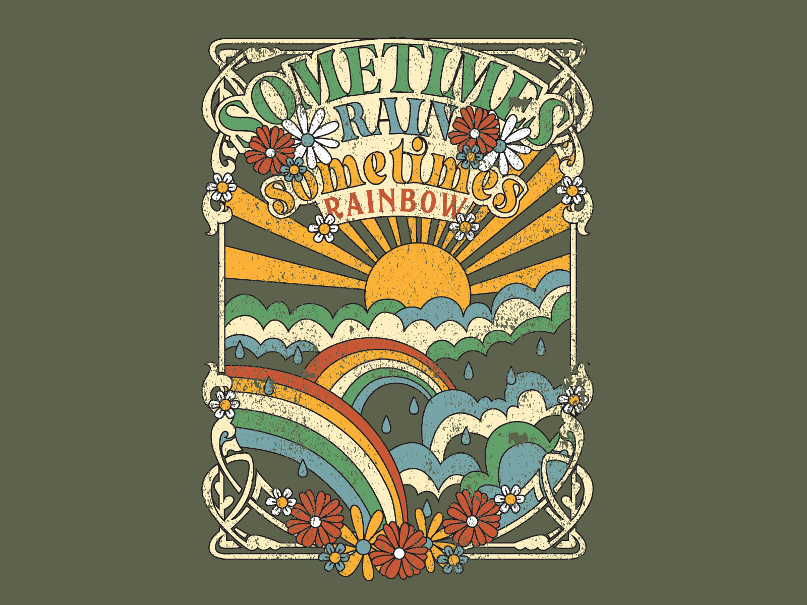 Sometimes Rain by Mara Slutzki on Dribbble