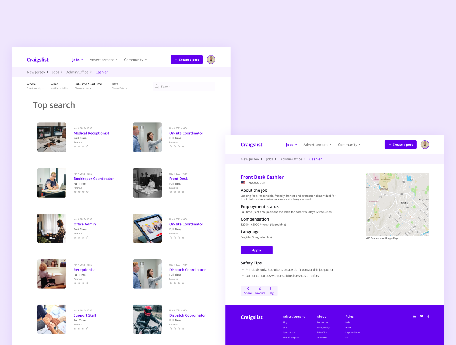Craigslist Redesign by ABDULRASHEED O SHUAIB on Dribbble