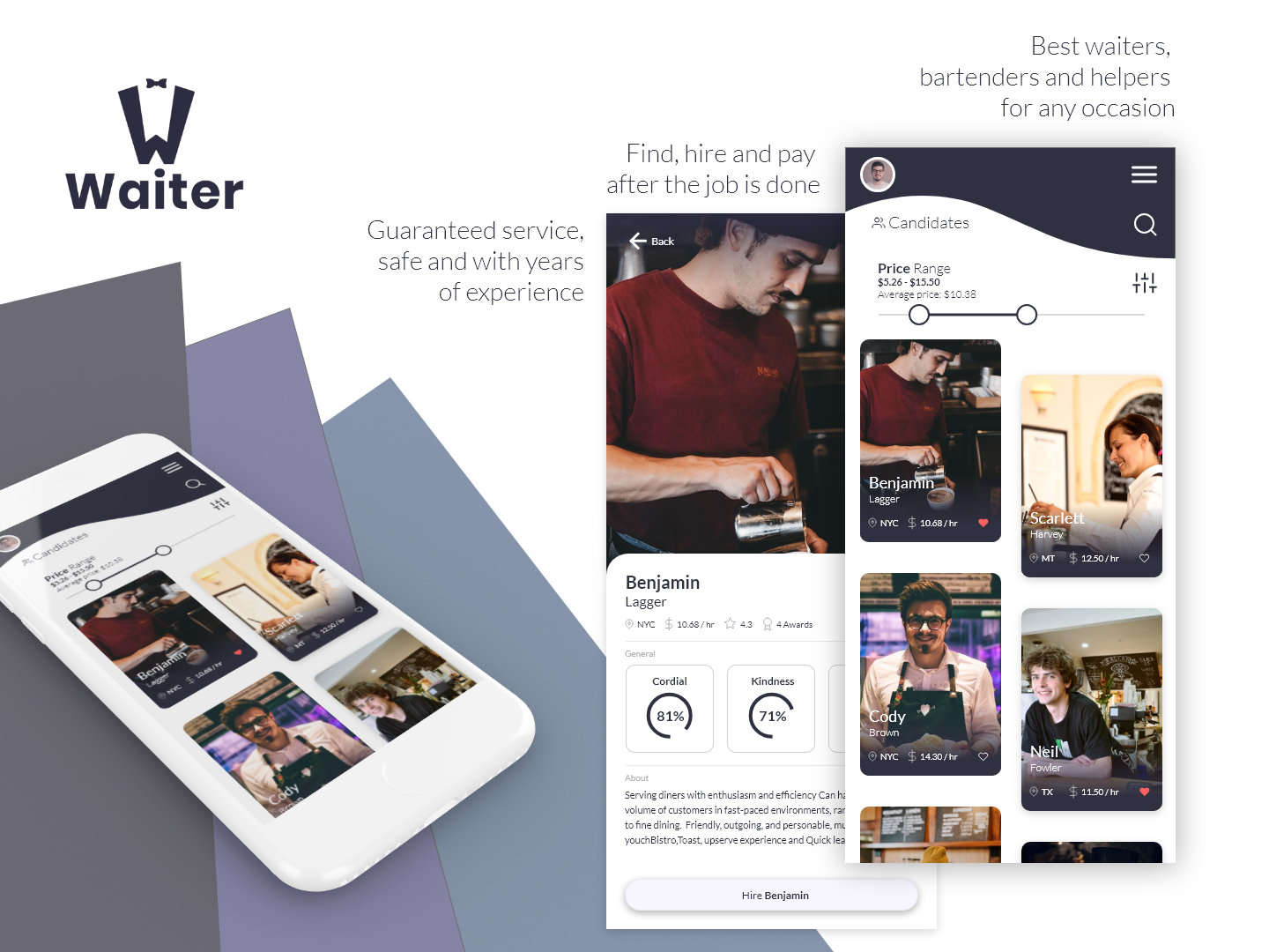 Waiter app - UI / UX tests by Jesús Salcedo - UiSight on Dribbble
