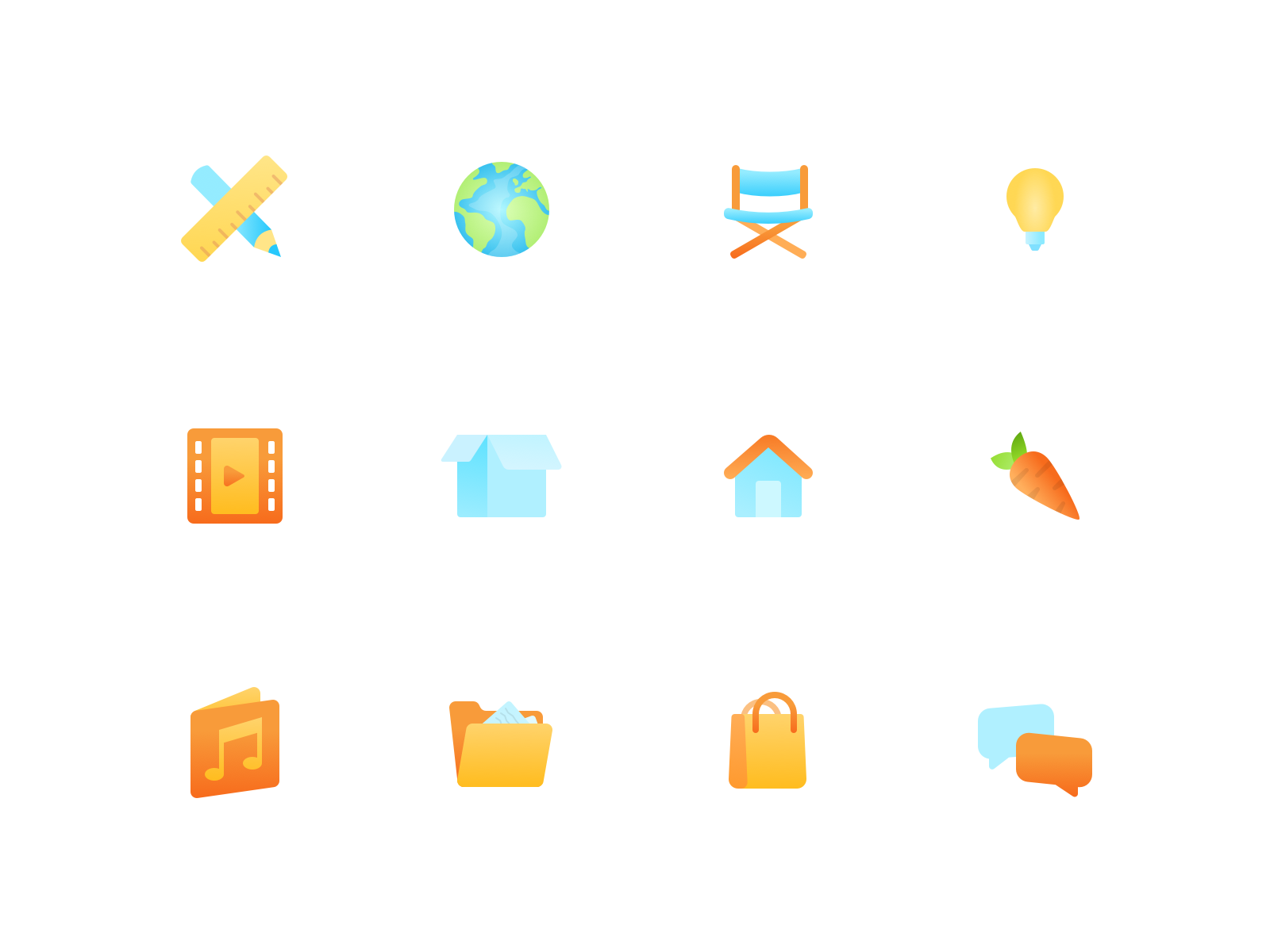 Dribbble - gradient_icons.png by Martin Maricak