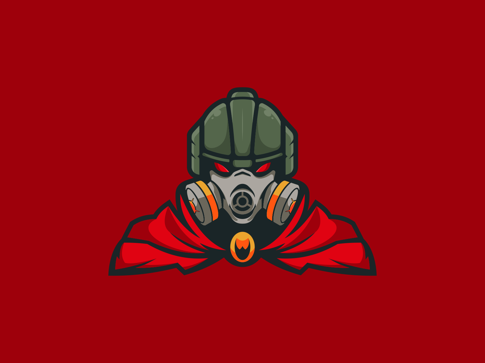 Knight Gas Mask by Ahsin Saefi on Dribbble