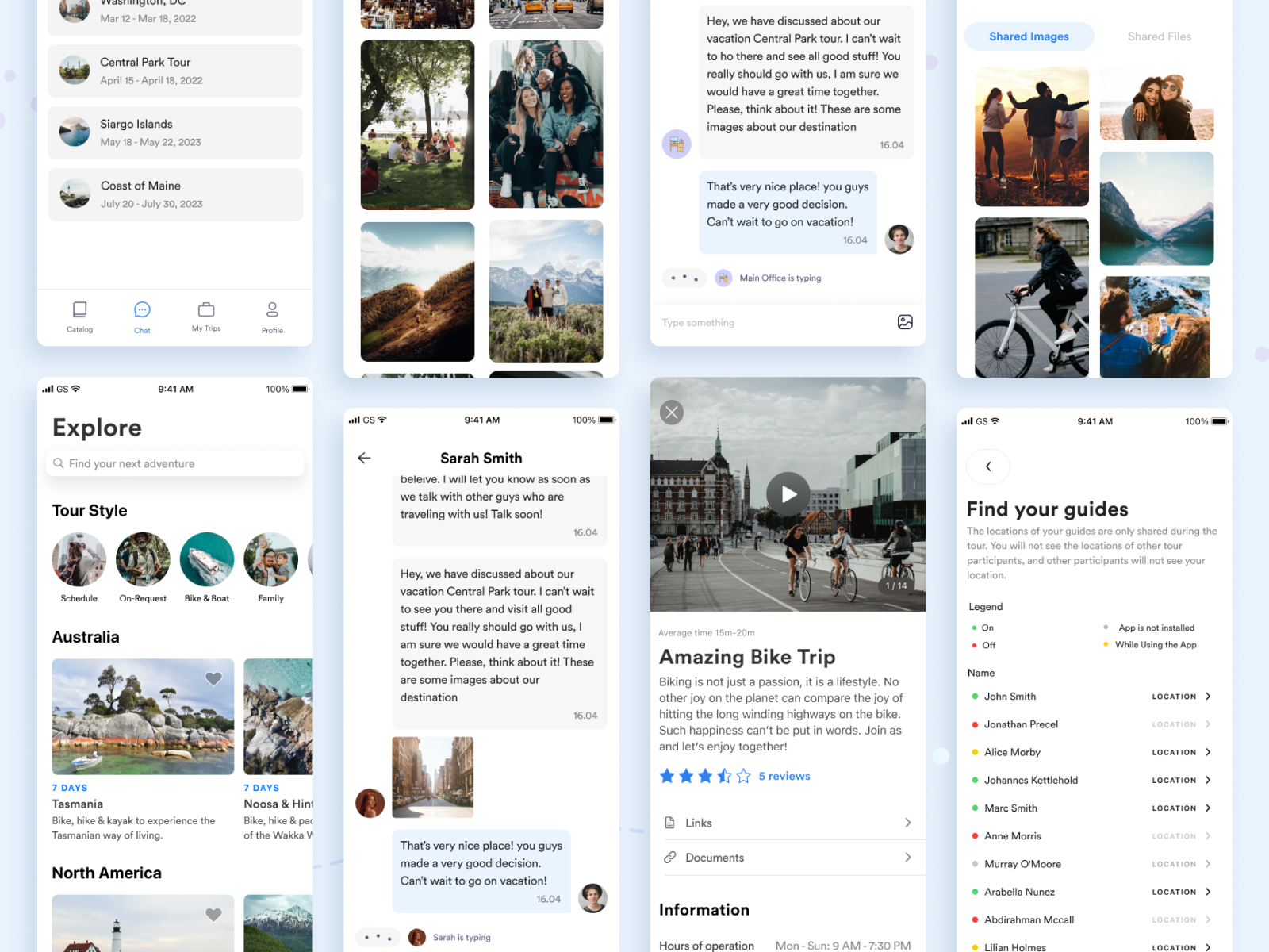 Curated Planet — Travel App by Bozana on Dribbble