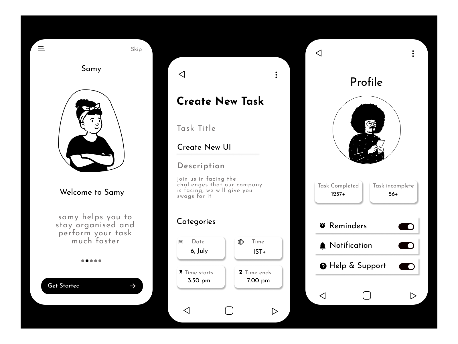 Todo Mobile App UI By Sanskar Khandelwal On Dribbble