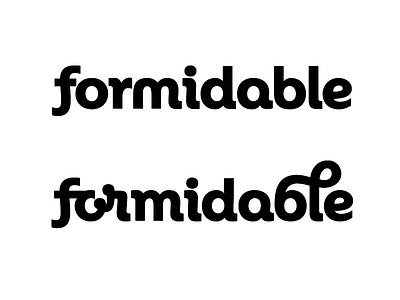 Formidable Lettering by Sebastian Boros on Dribbble