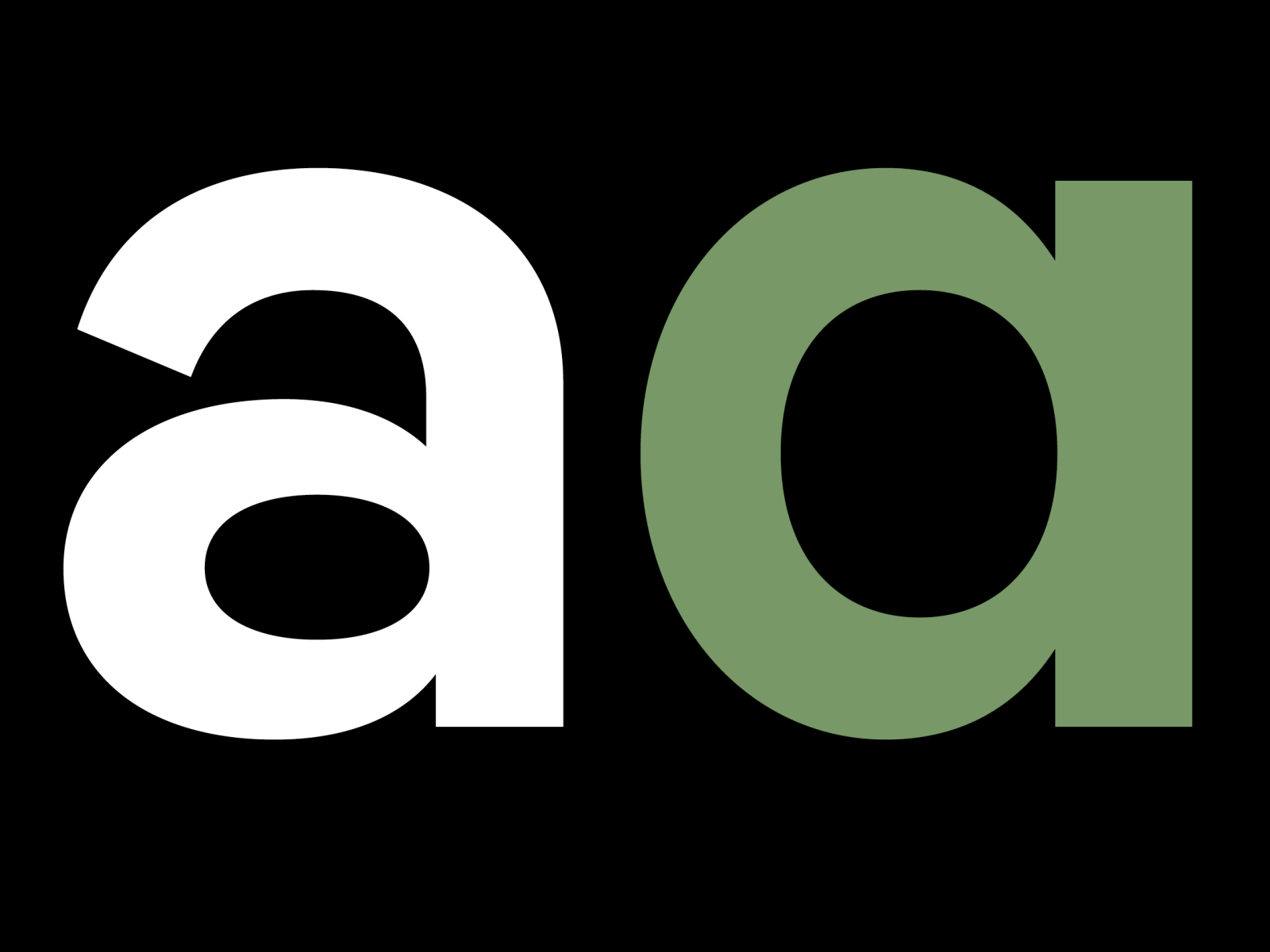 Pangea’s default a and alternative a by Fontwerk on Dribbble