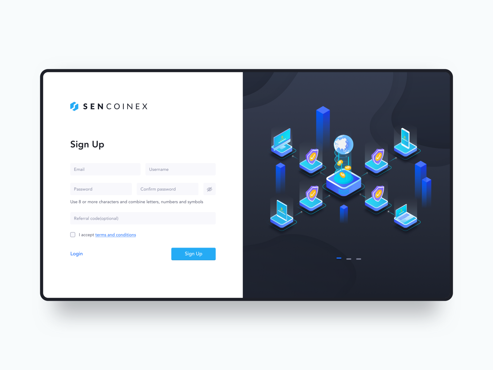 Design New form Login/Sign up by Hung Pham on Dribbble
