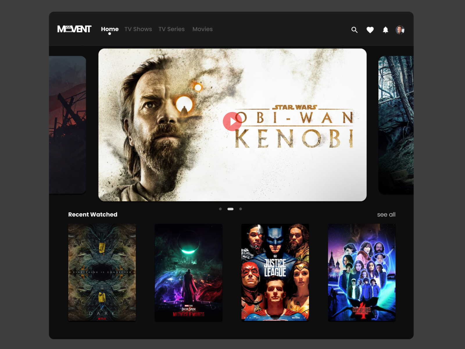 Movent : Rent-a-Movie by Arrayxptr on Dribbble