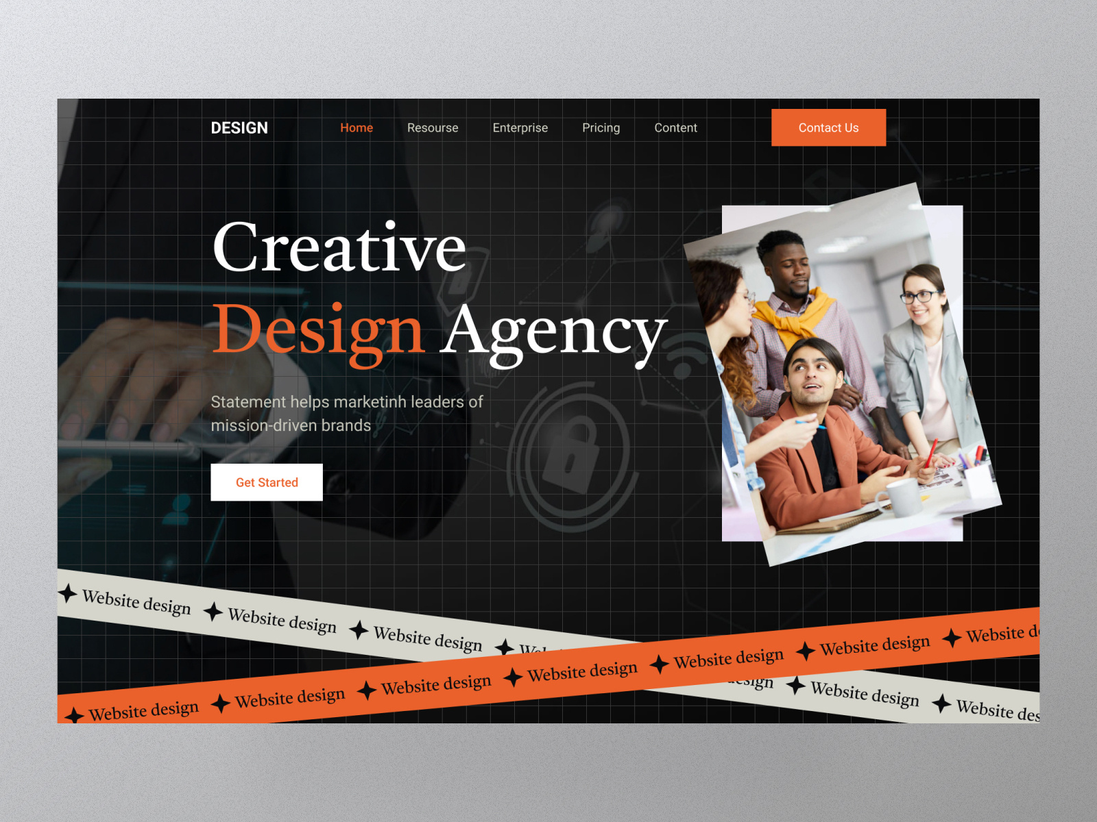 Agency Website Design by Ms. Tanjila on Dribbble