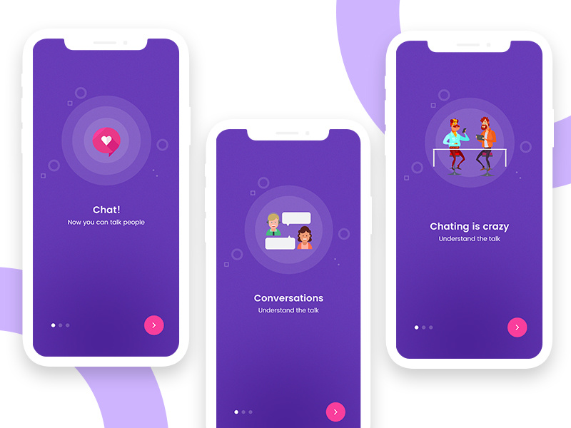 Chat App by Pooja Sharma on Dribbble