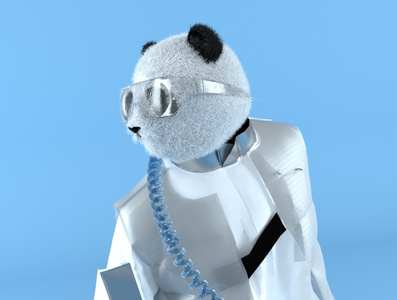 Prof Panda by Yi Wang on Dribbble