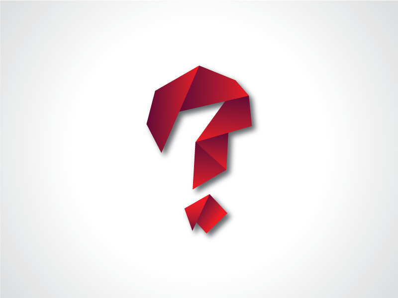 Paper Question Mark Logo Template by Heavtryq on Dribbble